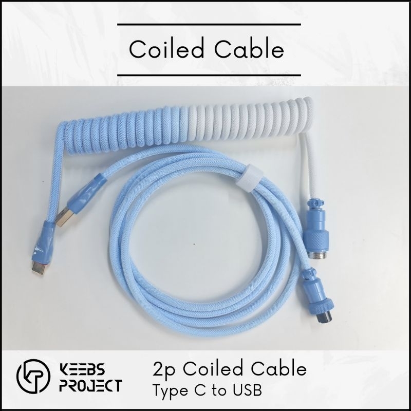 [𝗥𝗘𝗔𝗗𝗬 𝗦𝗧𝗢𝗖𝗞] Custom Coiled Cables for Mechanical Keyboards | Eva ...