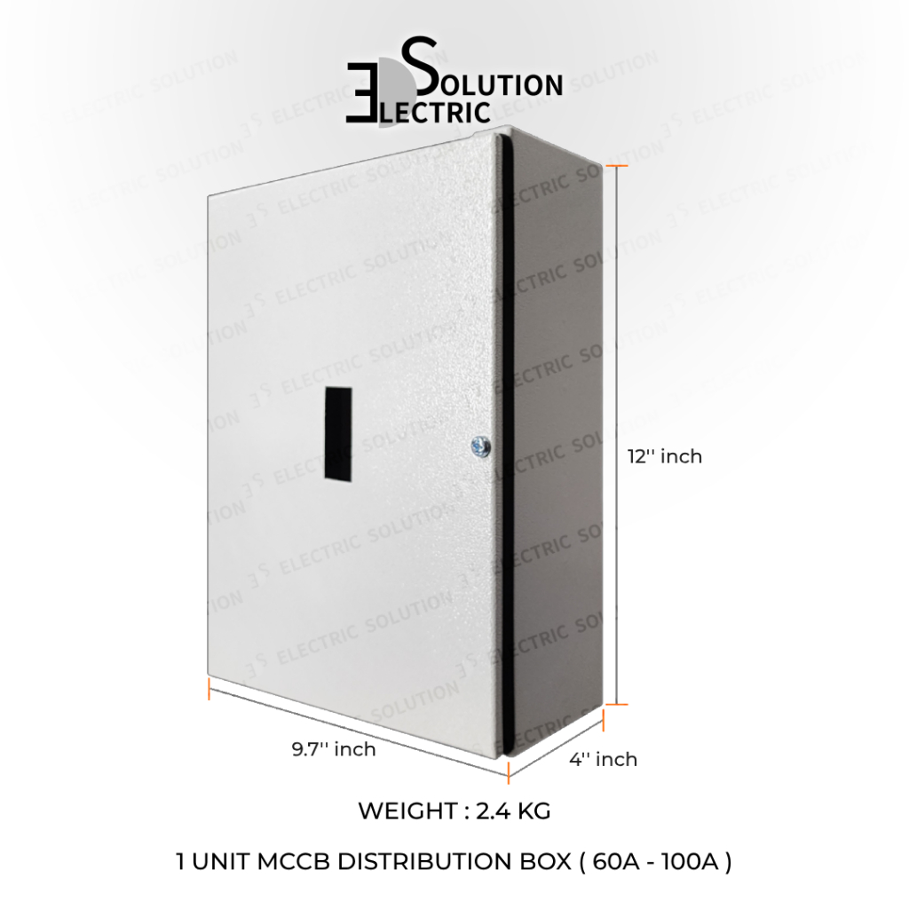 MCCB 60A - 100A DISTRIBUTION METAL BOX ELECTRICAL CLAD 63A 60 A 63 A ...