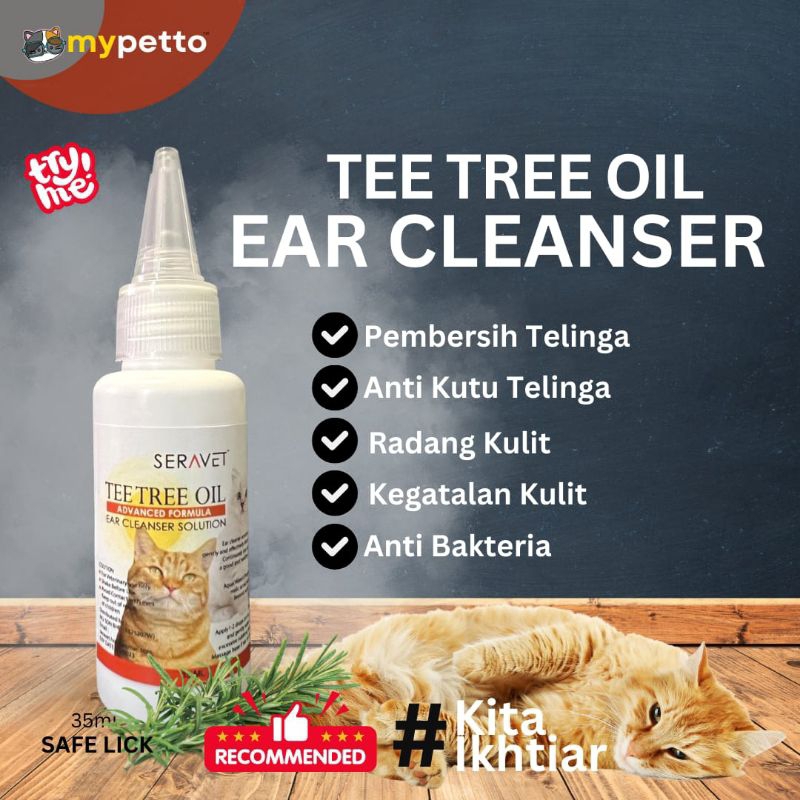 BECELICO Pencuci & Pembersih Telinga Kucing . Cat Earmites & Ear ...