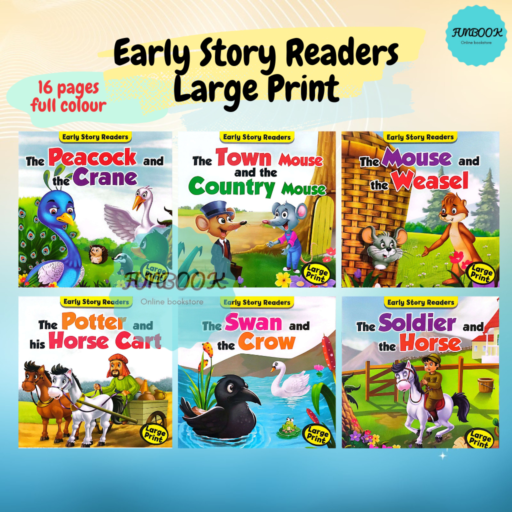 [FUNBOOK] Early Story Readers 16 pages full colour large print ...