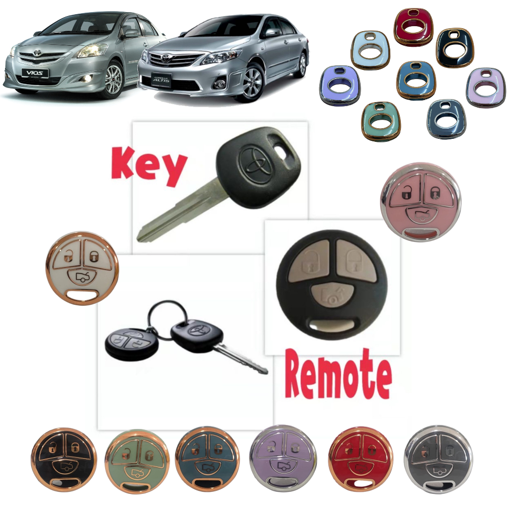 Toyota Vios NCP93 Altis Corolla 2007-2013 Key Cover Remote Cover ...