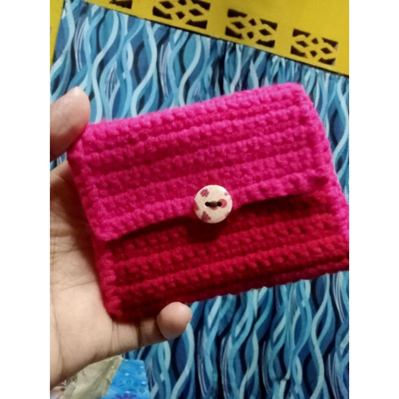Mini dompet crochet duit syiling dan kad | Shopee Malaysia