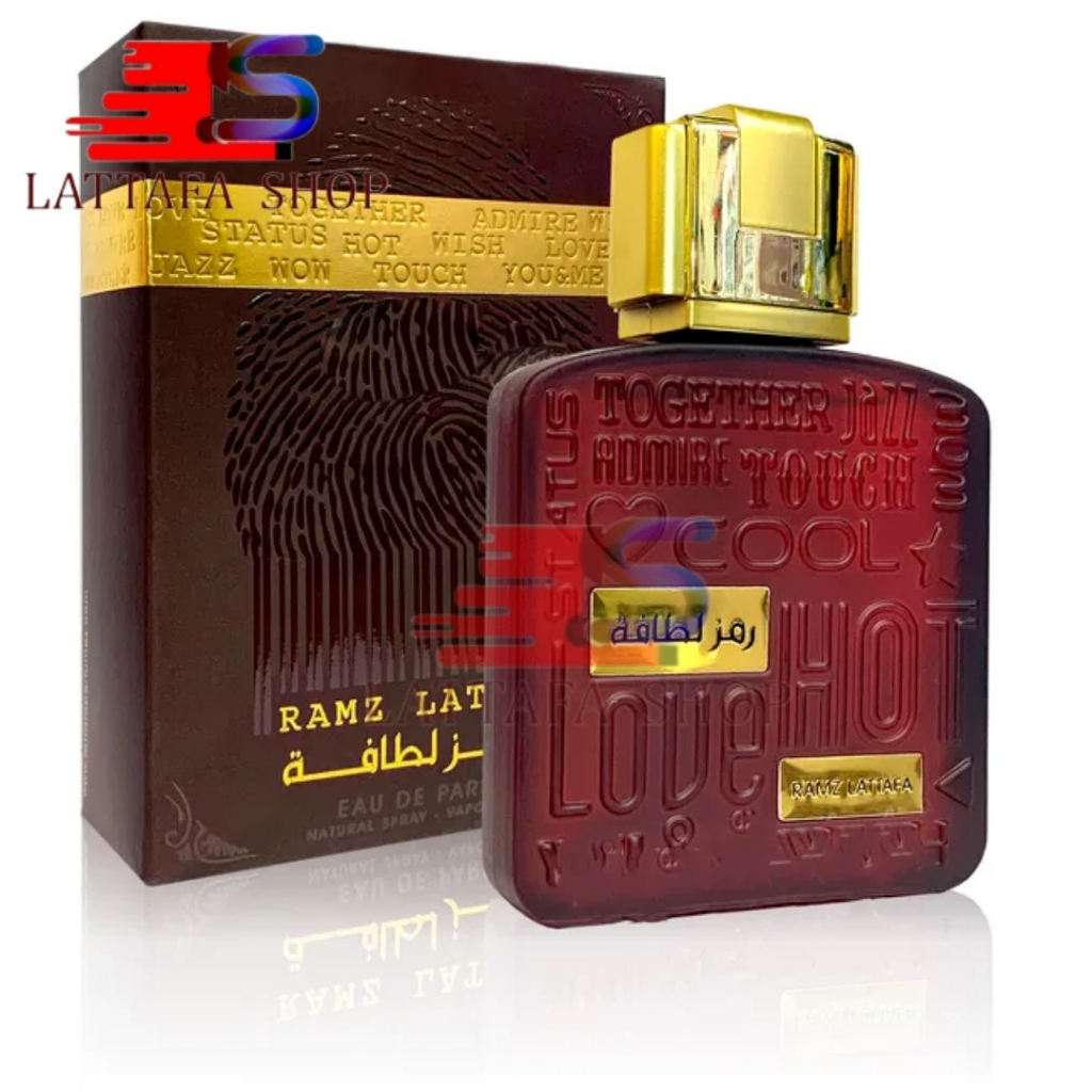 Lattafa Ramz lattafa gold perfume with 3D sticker 100 ml | Shopee Malaysia