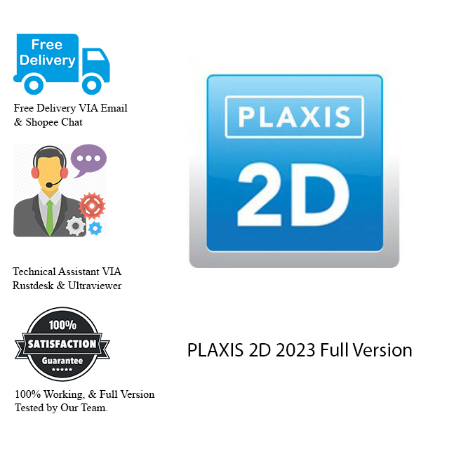 PLAXIS 2D 2023 Full Version | Shopee Malaysia