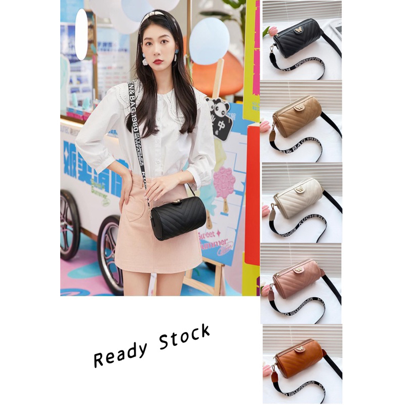 [Ready Stock] 0999-2022 New V Pattern Shoulder Bag Crossbody Letter ...