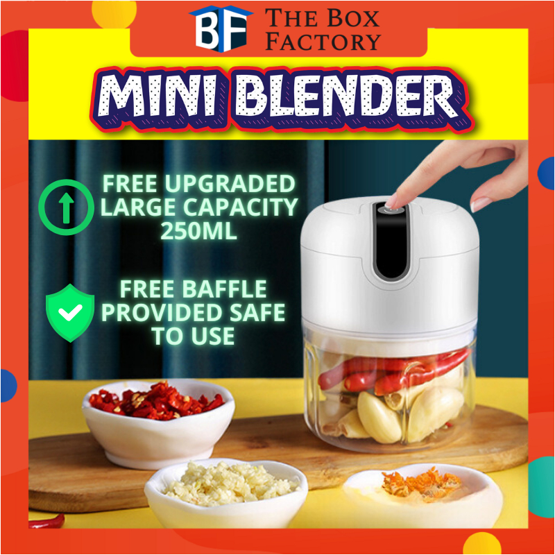 Mini Blender Garlic Chopper Electric Food Chopper Portable Blender Food ...
