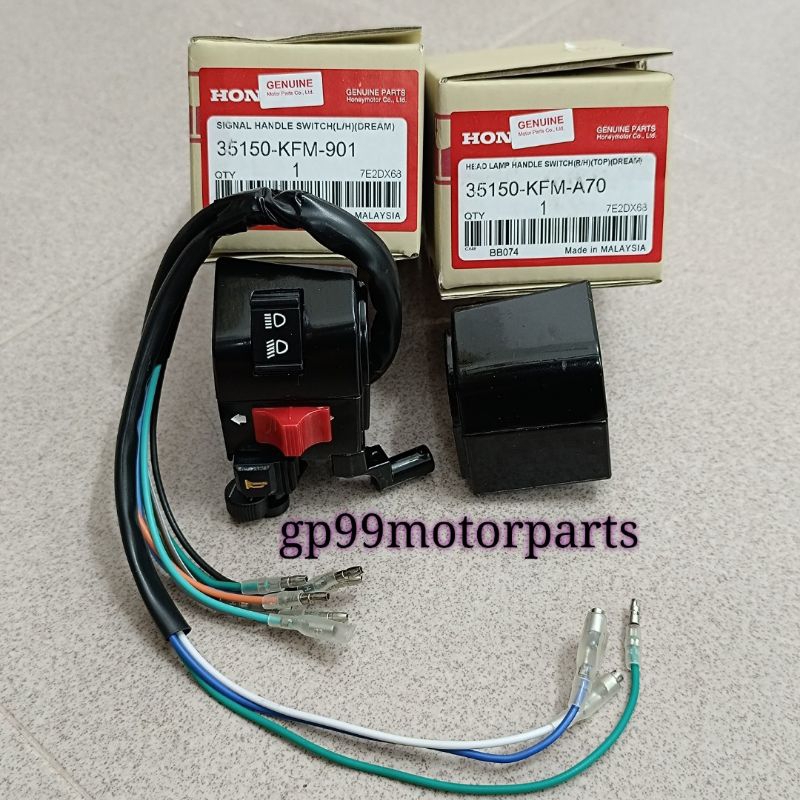 HONDA EX5 DREAM HANDLE SWITCH LH/RH SET ORIGINAL THAI HONDA ...
