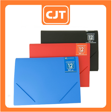 A412ST Astar Expanding File, A4, 12 pockets, Elastic Closure | Shopee ...