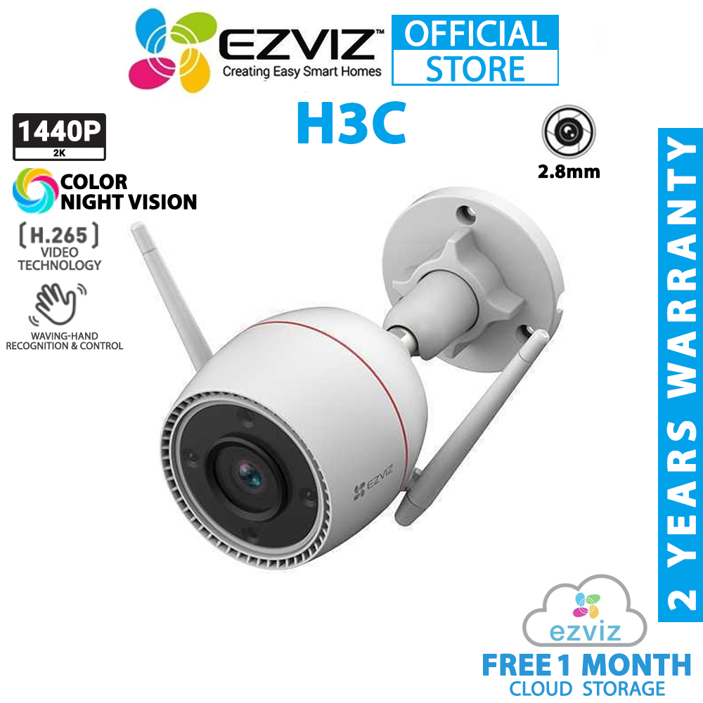 Ezviz H3C 2K⁺ 4MP 1440P Two Way Talk Color Night Vision Wireless Wi-Fi ...