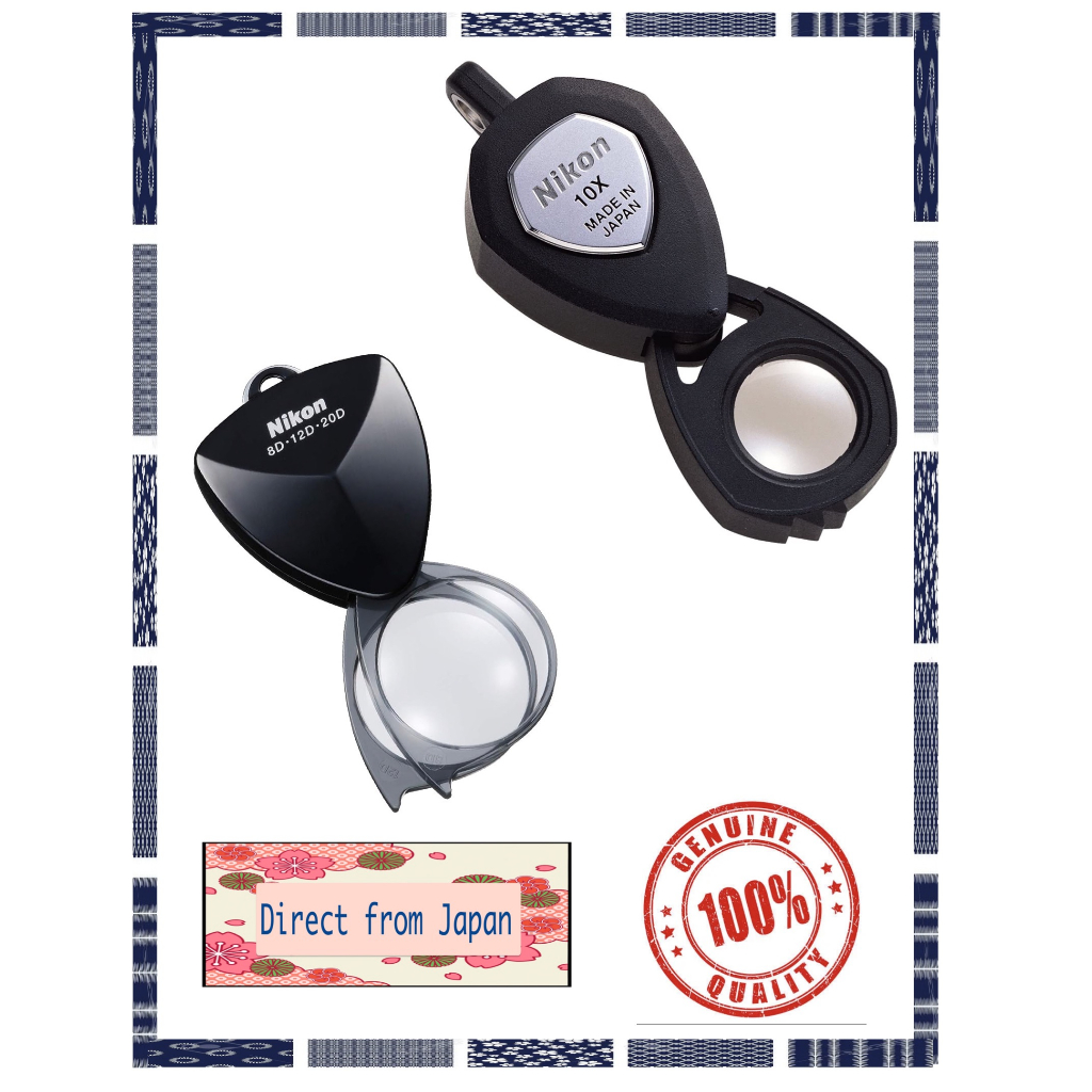 nikon 10X 100% Genuine / New Pocket Type Magnifier 20D /(Made in Japan ...