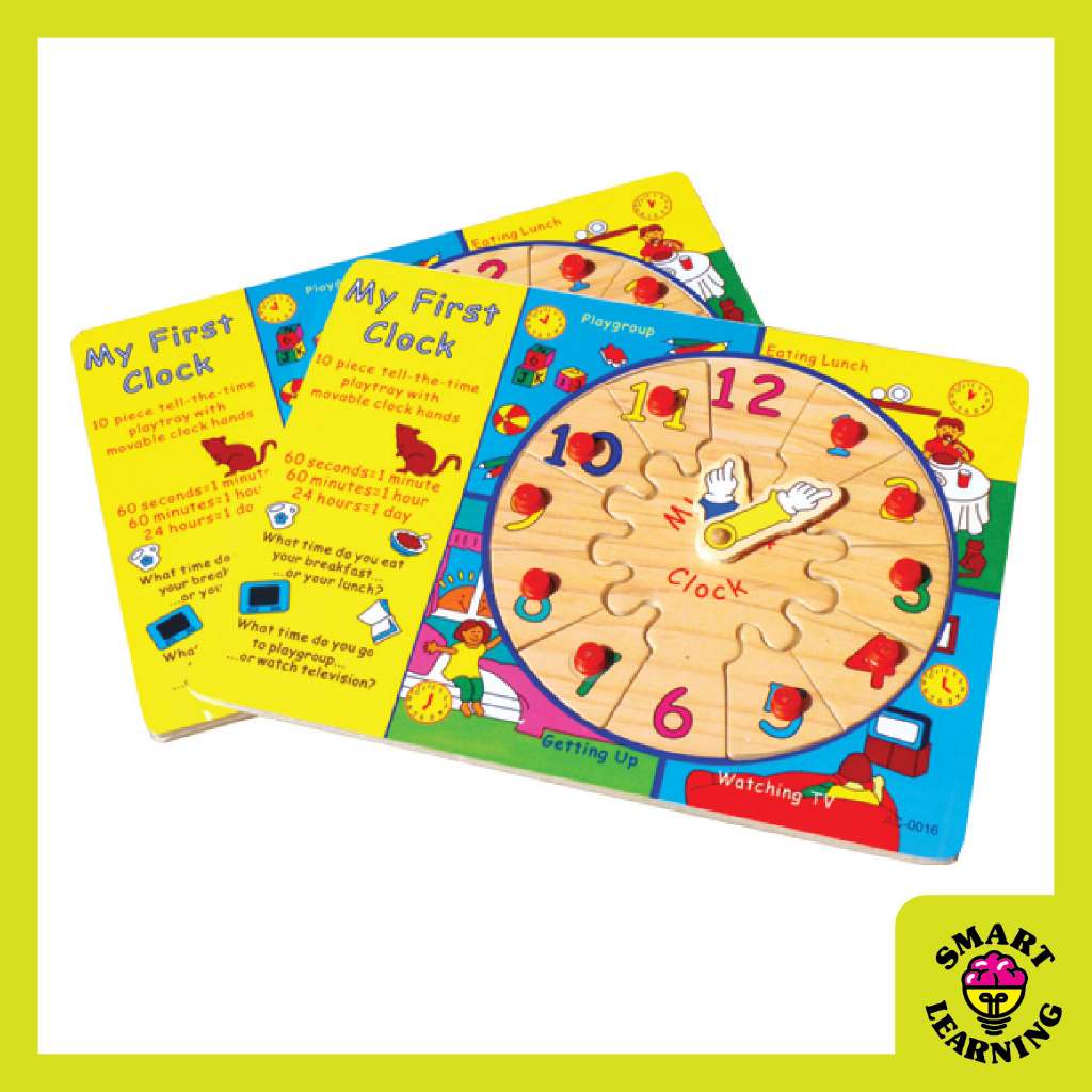 🔥READY STOCK🔥 KIDS MY FIRST CLOCK LEARNING BABY TOYS EARLY EDUCATION ...