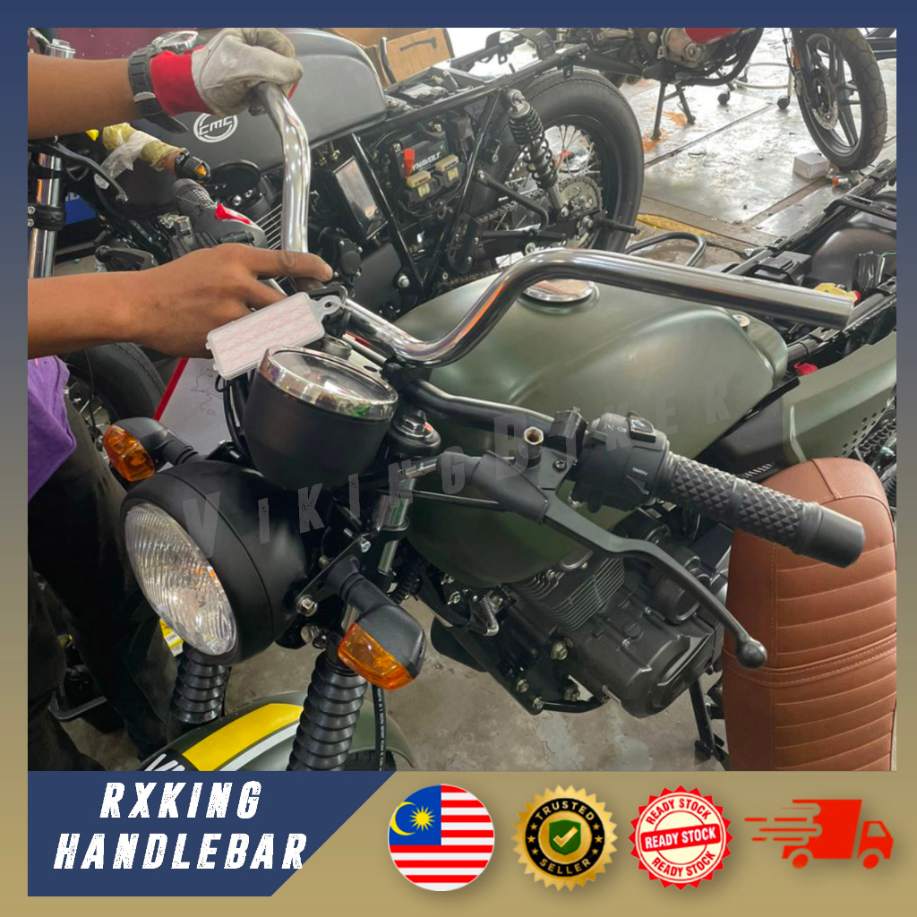 ( READY STOCK )HANDELBAR RXK RXKING 22mm 7/8" HANDLEBAR CHROME ...