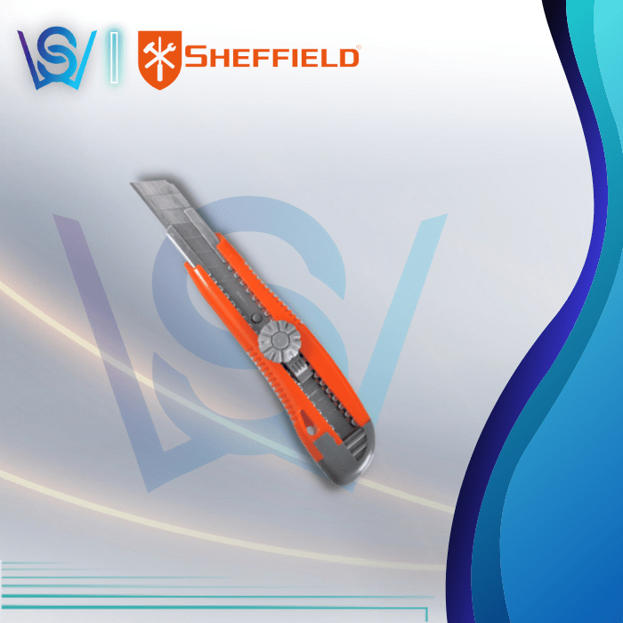 SHEFFIELD Auto Reload Snap-off Knife 18mm Heavy Duty Utility Cutter ...