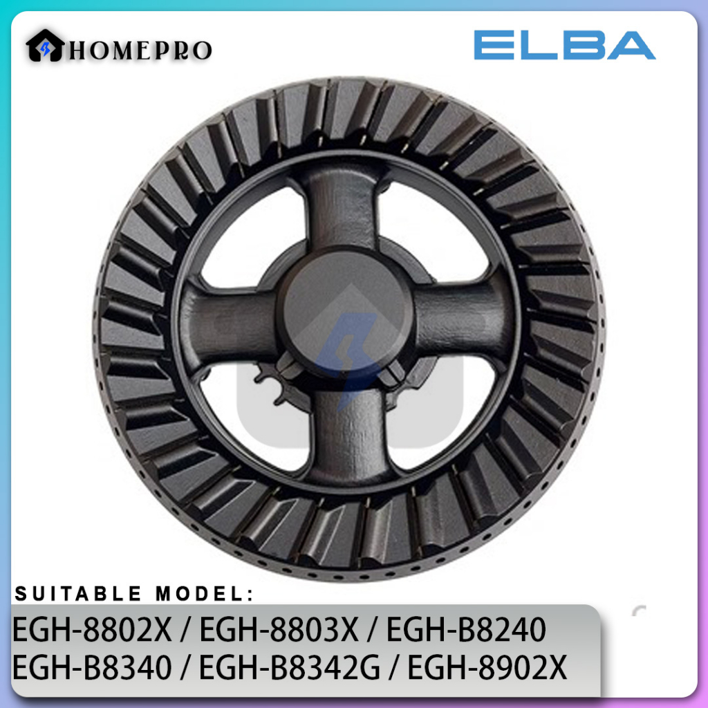 Elba Tornado Flame Gas Cooker Hob Burner Cap / Set for EGH-8802X EGH-8803X EGH-B8240 EGH-B8340 ...