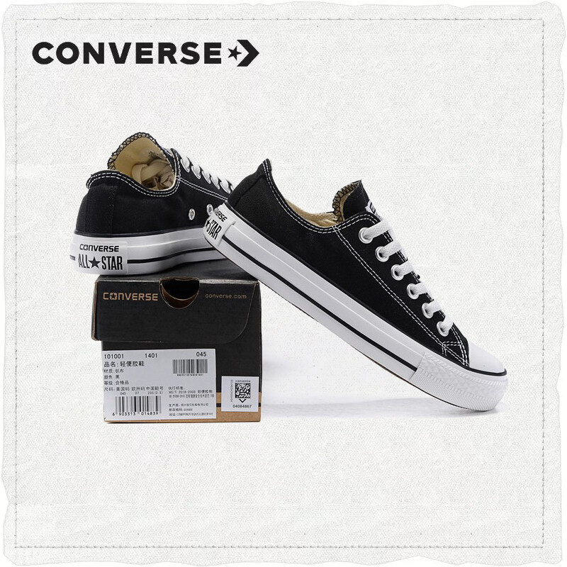 🔥 MALAYSIA SPOT Converse Black And White Casual Fashion Sneakers ...