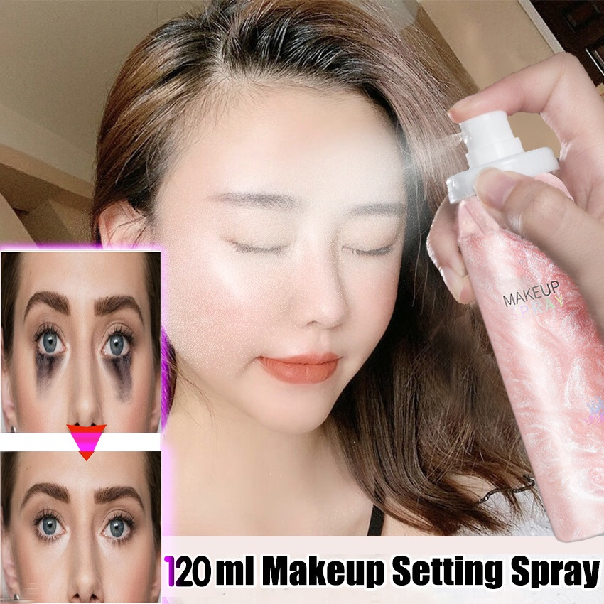 Makeup Spray Lasting Setting Face Mist Glowing Spray 120ml Oil Control ...