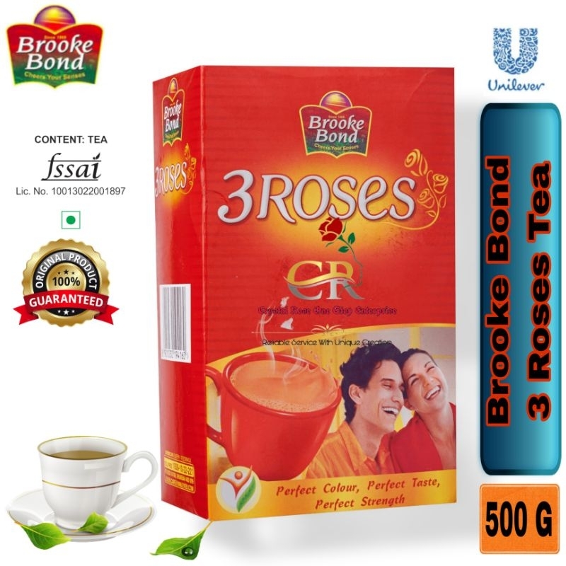 Brooke Bond 3 Roses Tea (500 Grams) | Shopee Malaysia