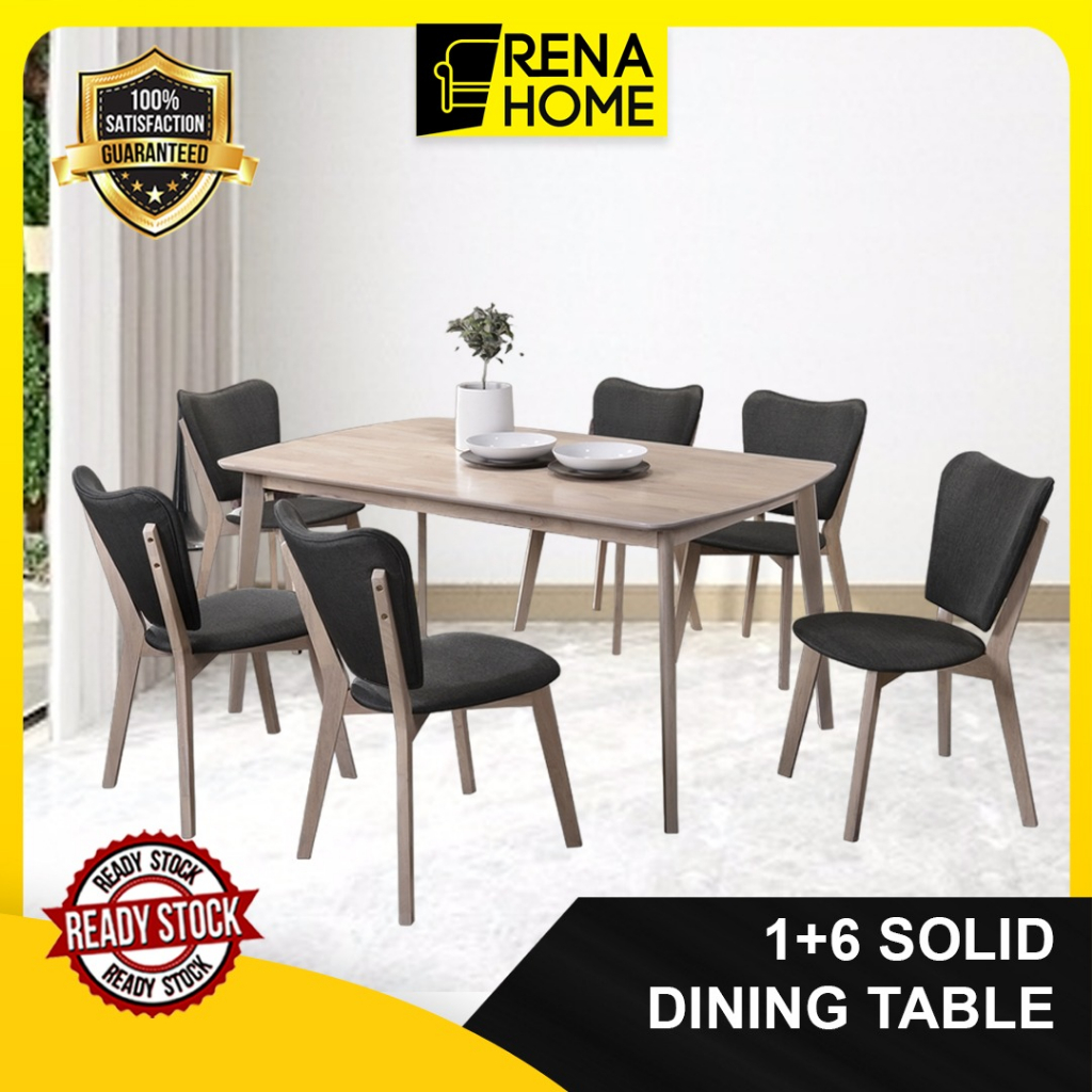 [FREE INSTALLATION & FREE SHIPPING] Meja Makan | Ikea Dining Set | 4 ...