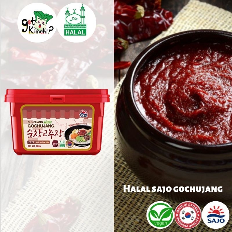 Halal Sajo Gochujang Korean Hot Pepper Paste Korean Red Pepper Paste Cili Pes Haepyo Shopee