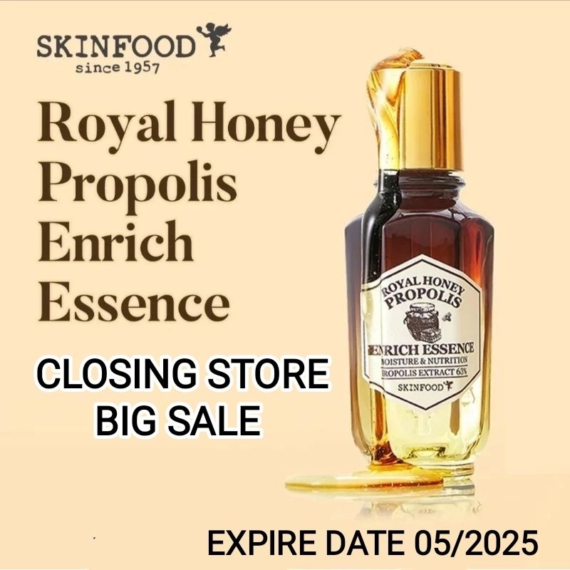 SKINFOOD Royal Honey Propolis Essence Serum 50ml | Shopee Malaysia