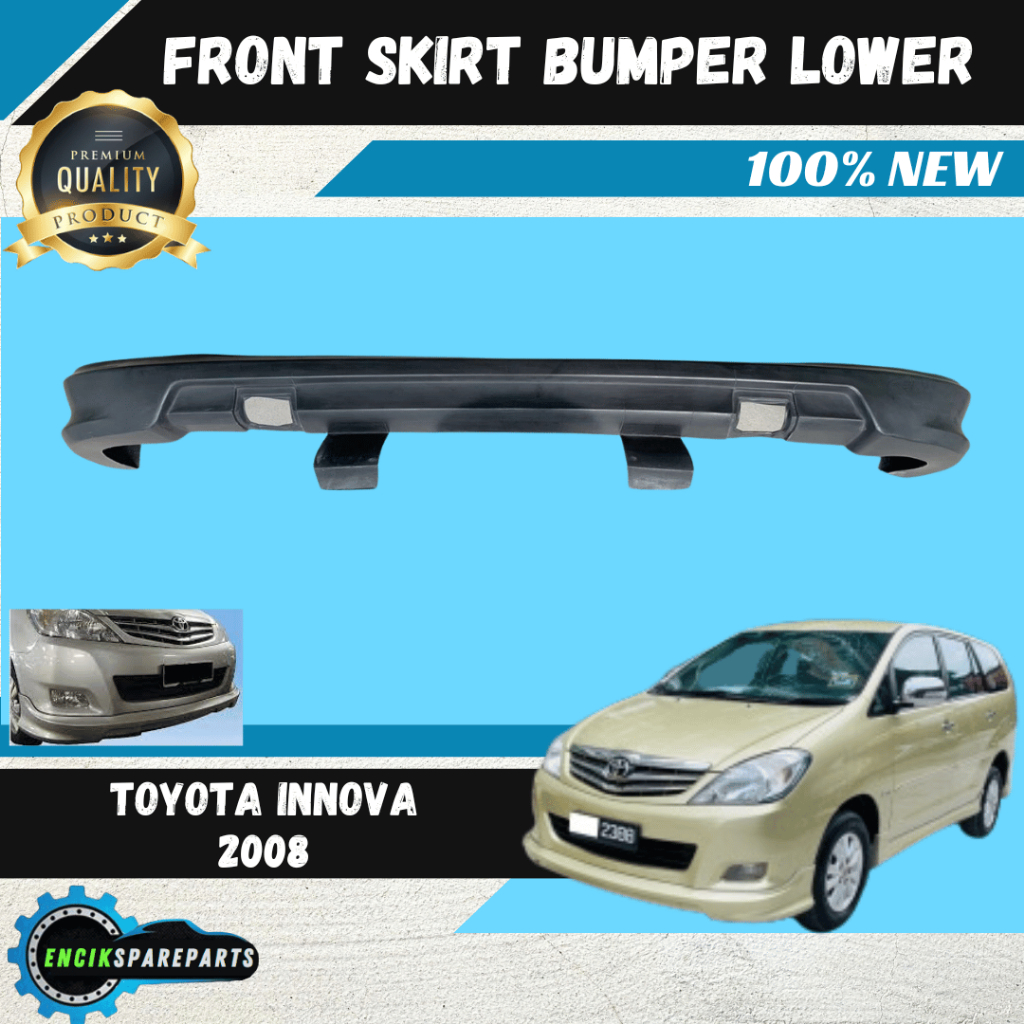 Toyota Innova (2008 Model ONLY) OEM Front Skirt Skirting Bumper Lower ...