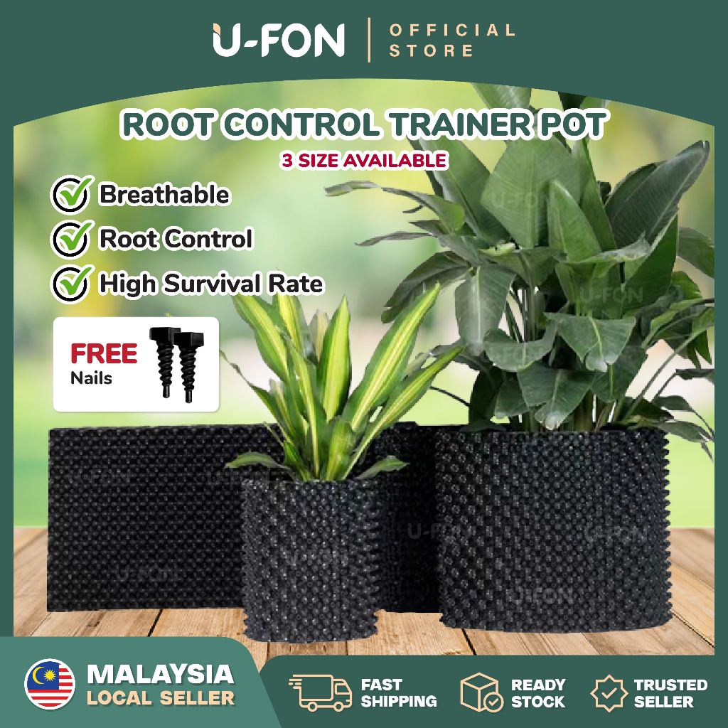 Root Control Trainer Pot Air Pruning Pot Easy Transplant Pot | Shopee ...