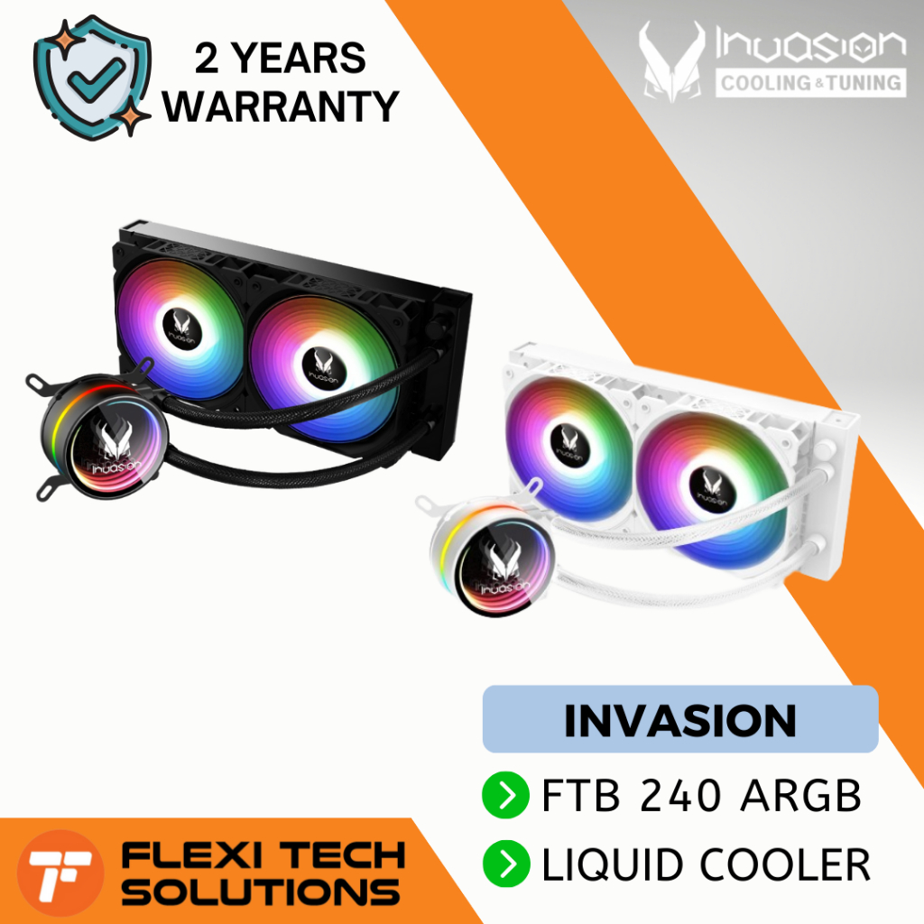Flexi Tech INVASION FTB-240 PERFORMANCE ALL IN ONE RGB AIO Liquid ...