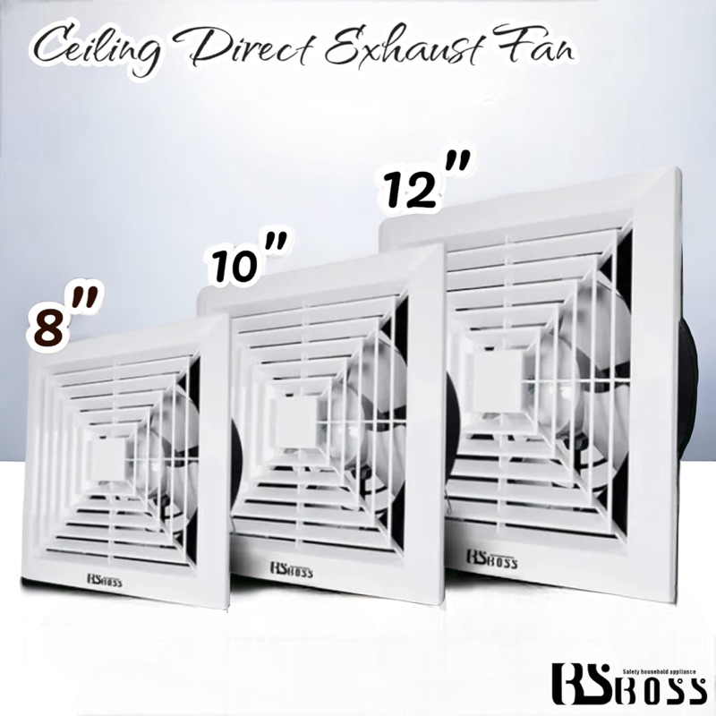 BS BOSS exhaust fan 8inch 10inch 12inch Ceiling Type Exhaust fan ...