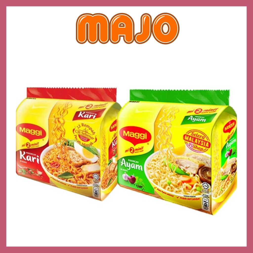 MAGGI 2-MINN Curry/Ayam 5 Packs 76-79g | Shopee Malaysia