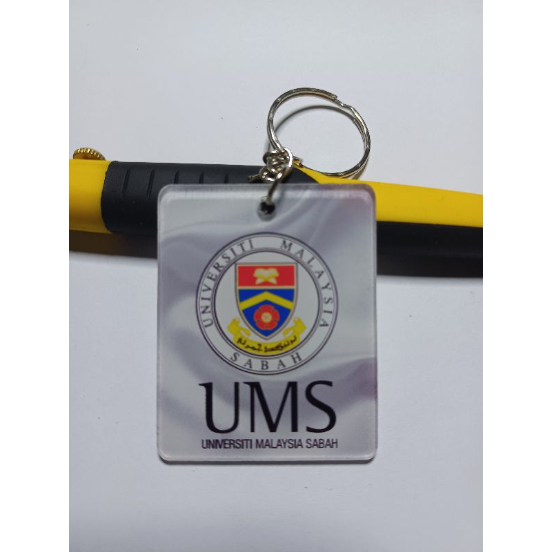 Keychain Universiti Malaysia Sabah (UMS) | Shopee Malaysia