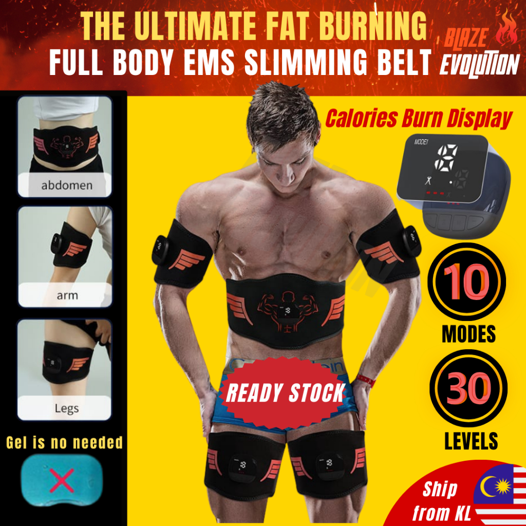 EMS Electrical Slimming Belt EMS Muscle Stimulator Firming Fitness ...