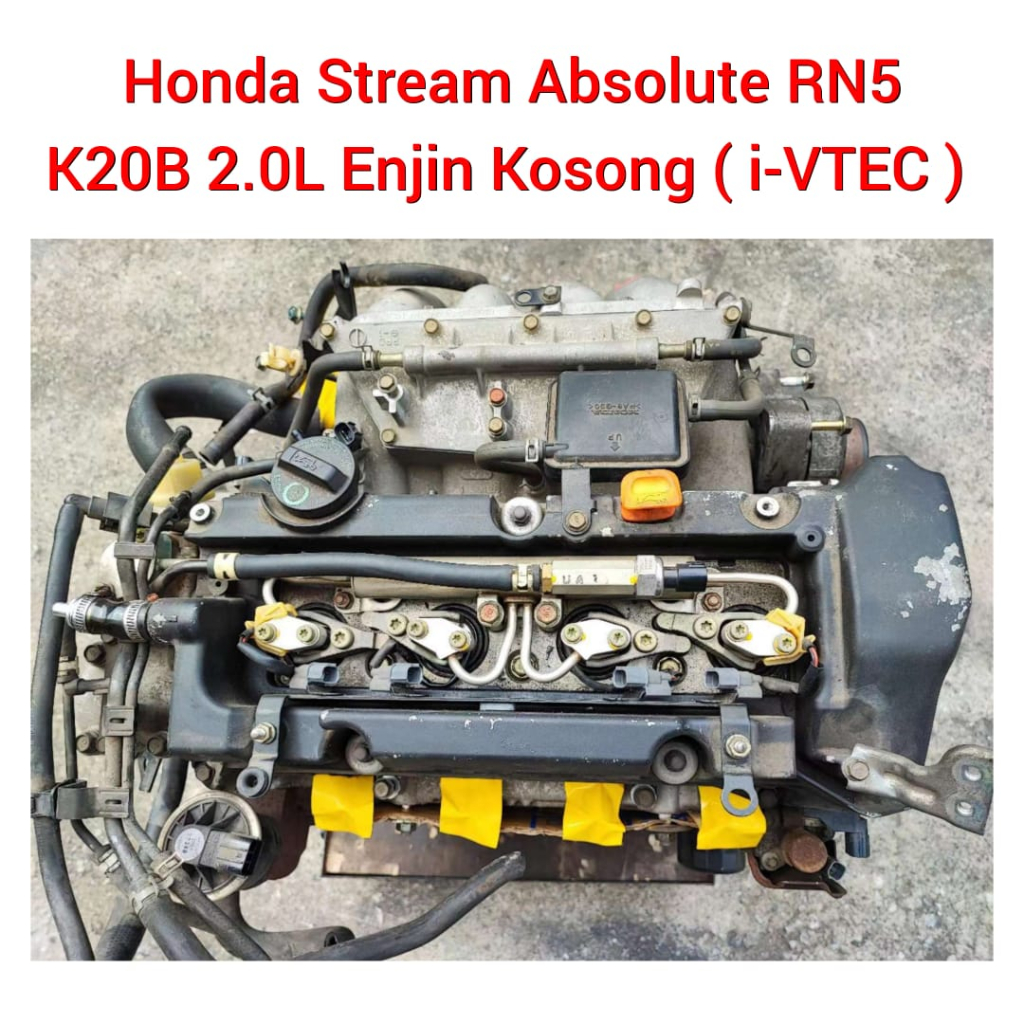 Honda Stream Absolute RN5 i-VTEC Enjin Kosong ( K20B 2.0L ) / Engine ...