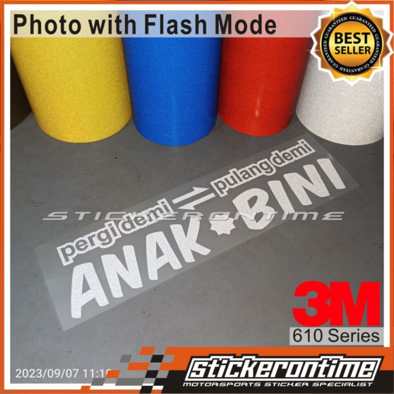 Stiker pergi demi ANAK pulang demi BINI car sticker weather proof ...