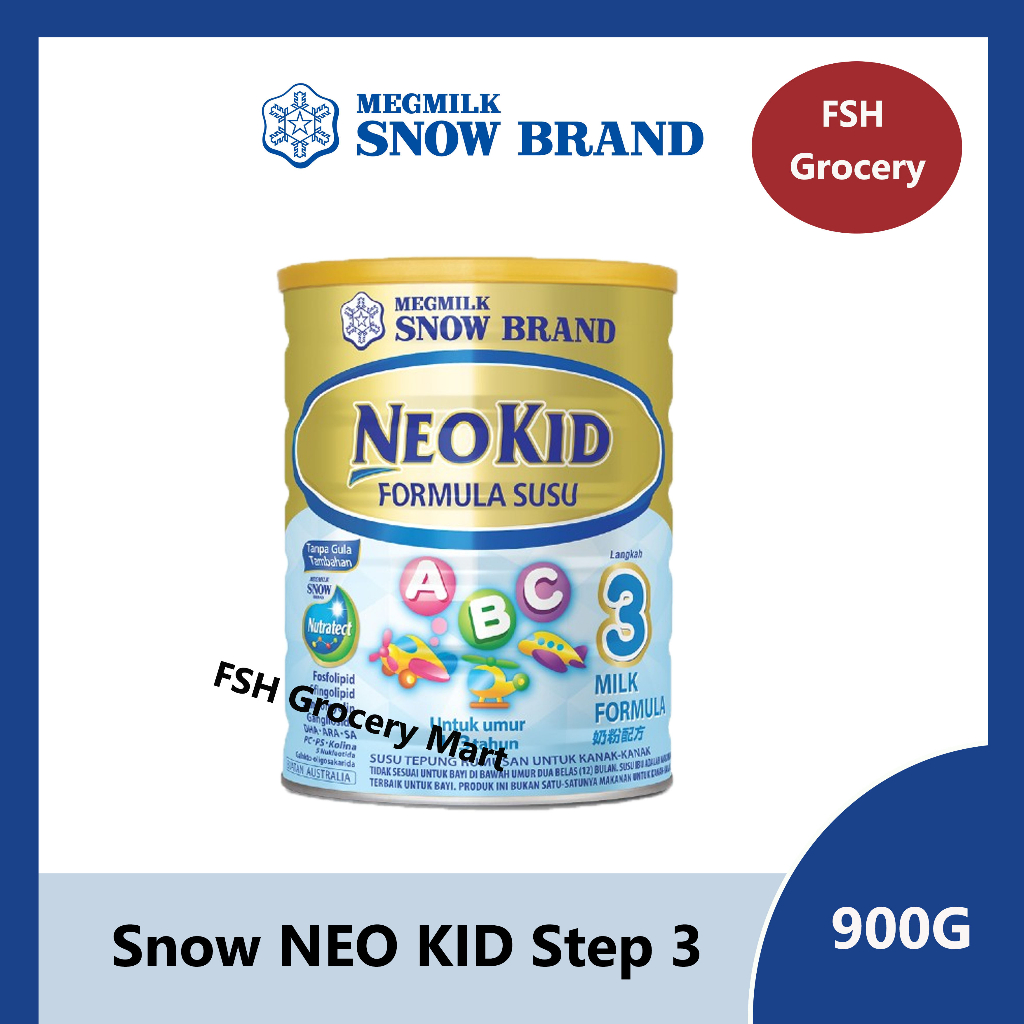 Snow Brand Neo Kid Step 3 Growing-Up Milk Formula 900g | Shopee Malaysia