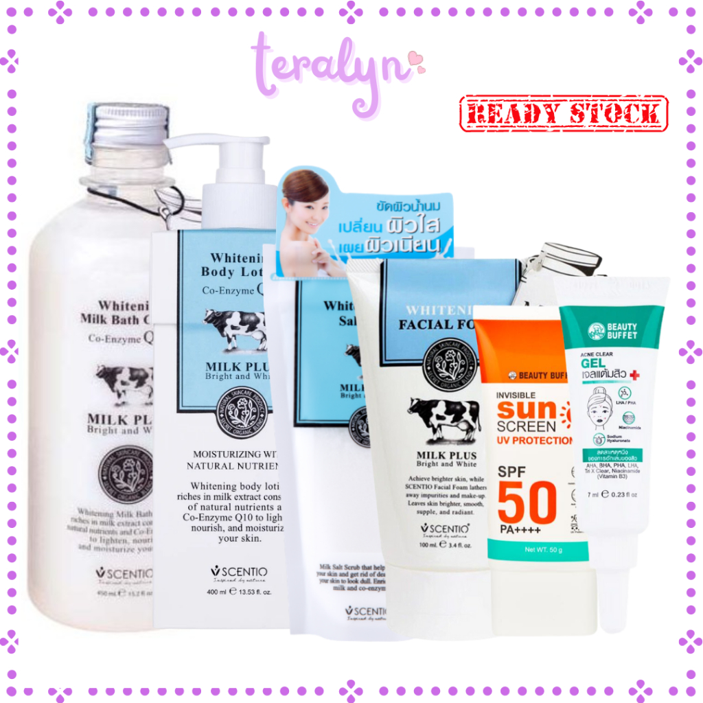 Beauty Buffet Milk Plus Whitening Q10 Facial Foam | Body Lotion | Bath ...