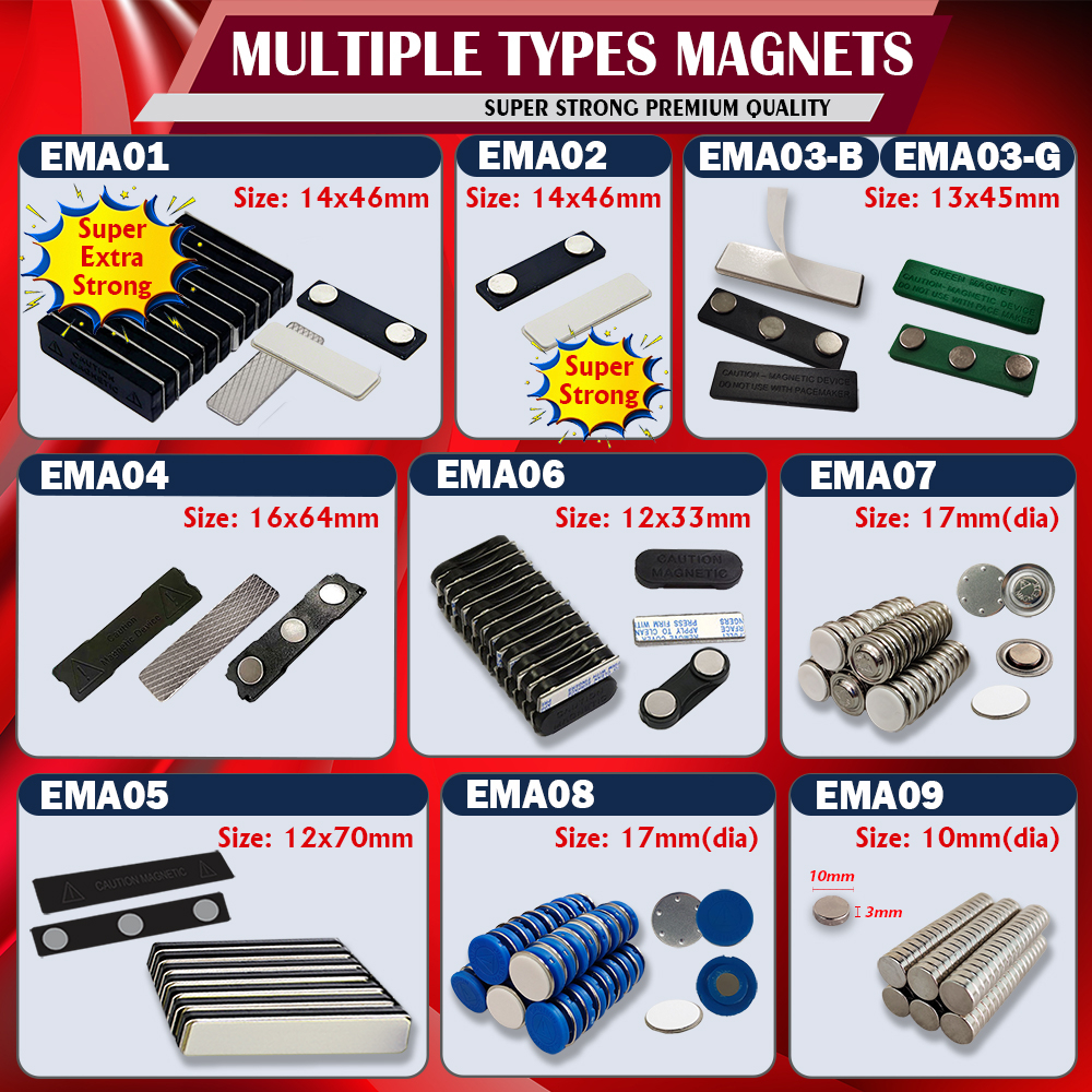 VARIOUS TYPES of NEODYMIUM MAGNETS (Wholesale) MAGNETIC ATTACHMENTS FOR ...
