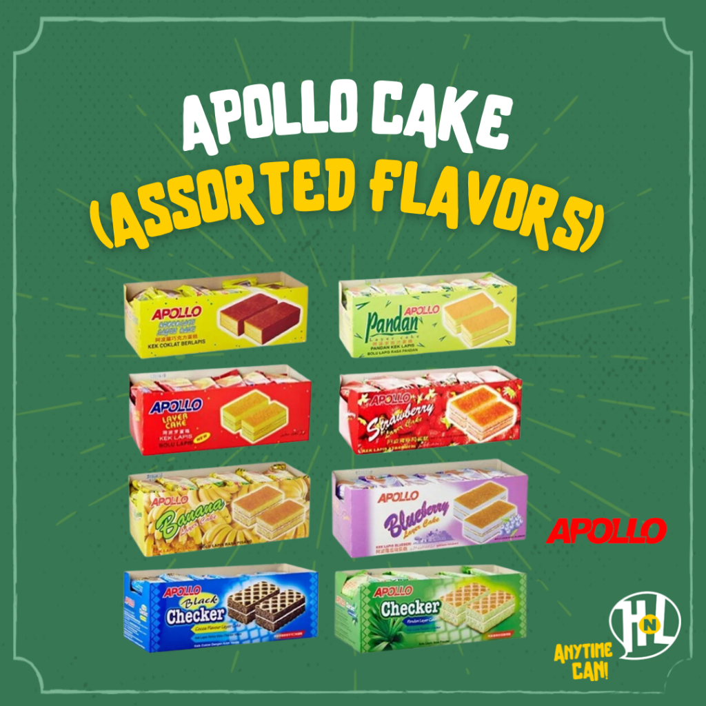 Apollo Layer Cake Assorted Flavor 18g x 24 | Apollo Checker Chocolate ...