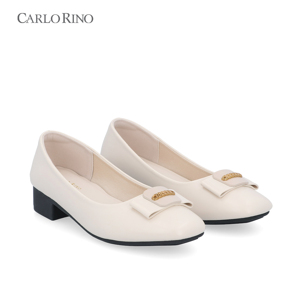 Carlo Rino Ember Low Pumps - Beige | Shopee Malaysia