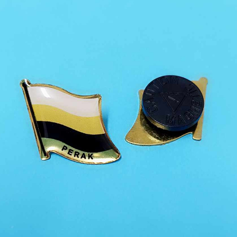 Perak State Flag Magnetic with logo Perak Negeri Malaysia Magnet ...