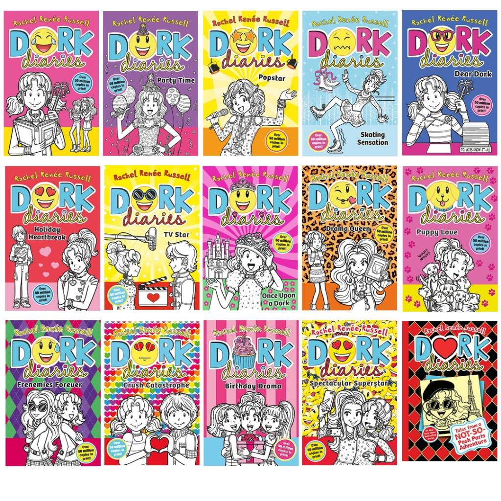 Dork Diaries 1- 16 By Rachel Renée Russell (Paperback) [Kids Story ...