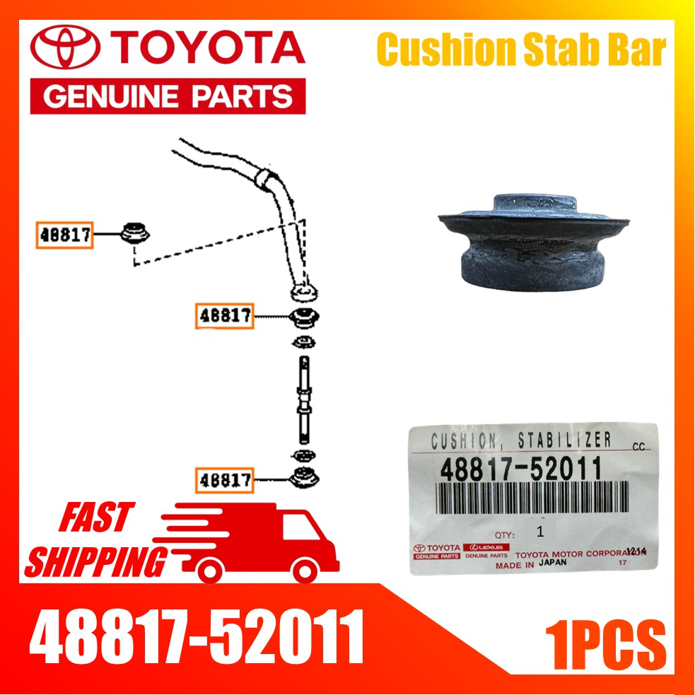 Genuine Toyota Cushion Stabilizer Bar 48817-52011 – Toyota Vios / NCP42 ...