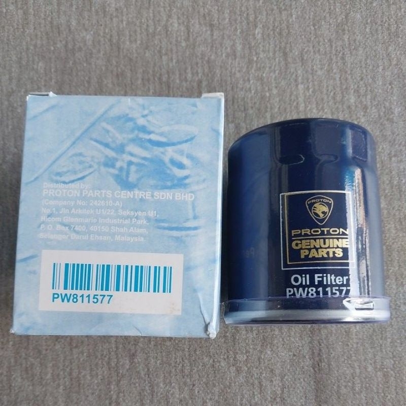 PW811577 OIL FILTER PROTON PERDANA/EXORA/PREVE/PERSONA/SAGA/BLM/FLX ...