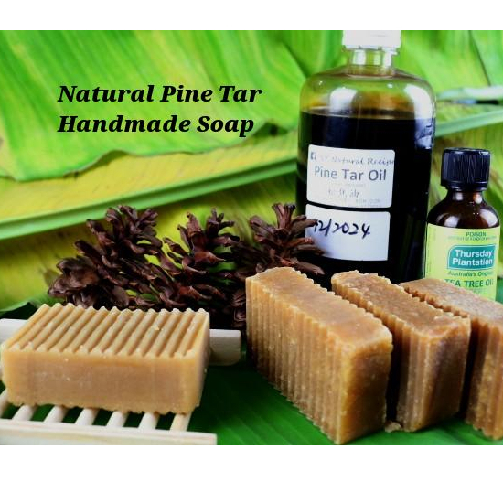 Natural Pine Handmade Soap (For Eczema, Acne, Psoriasis,Dry skin ...