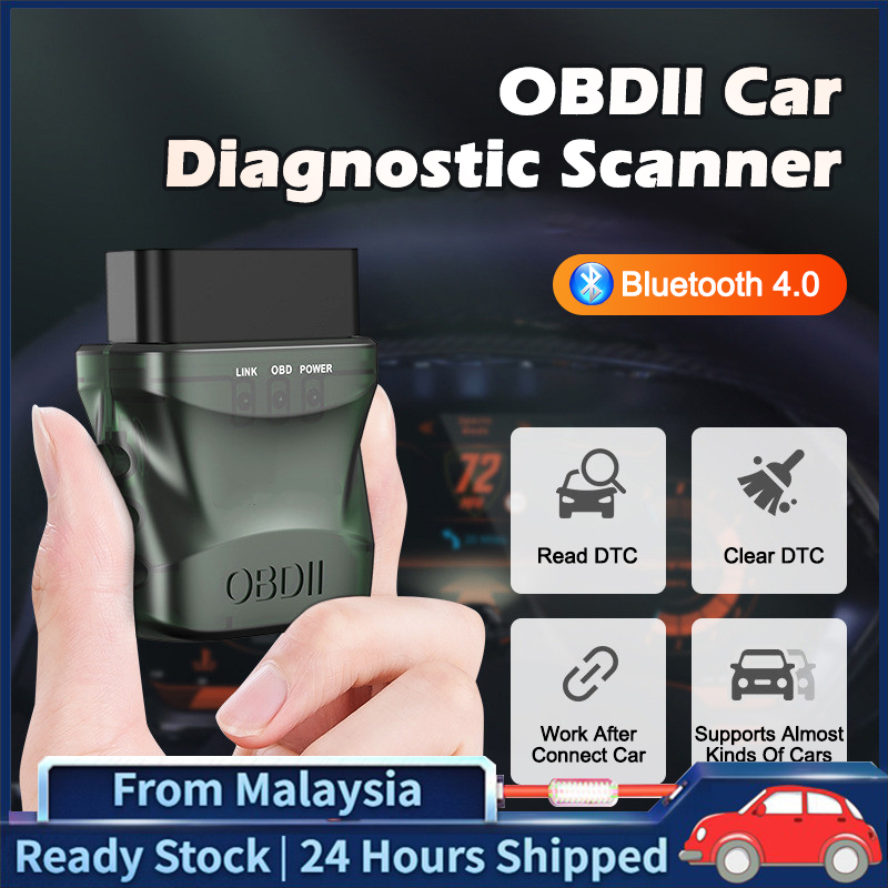 COD ELM327 V1.5 OBD2 Scanner Bluetooth 4.0 OBD 2 Car Diagnostic Tool ...