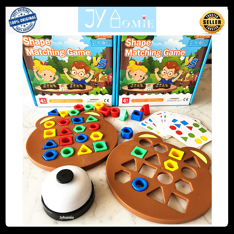 Board Game Montessori Learning Shape Matching Montessori Children ...