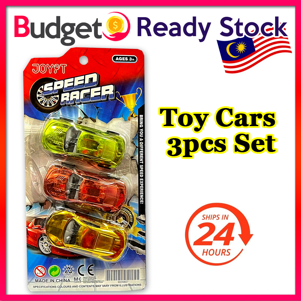 Ready Stock*Kids Toy Cars 3pcs Set Sport Car Vehicles Play Toys Kereta ...