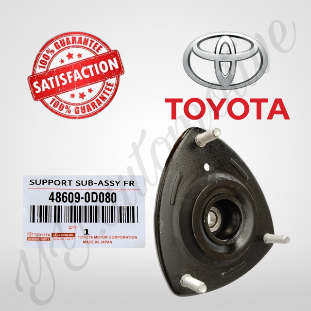 48609-0D080 ORIGINAL FRONT ABSORBER MOUNTING TOYOTA VIOS NCP42 2003 ...
