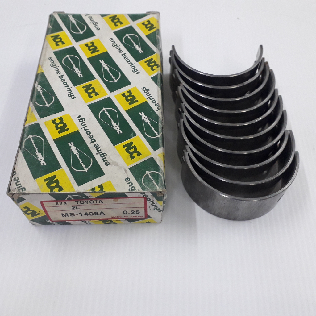 (10PCS SET NDC MS-1406A) (OVER SIZE 0.25mm) ENGINE CONROD BEARING FOR ...