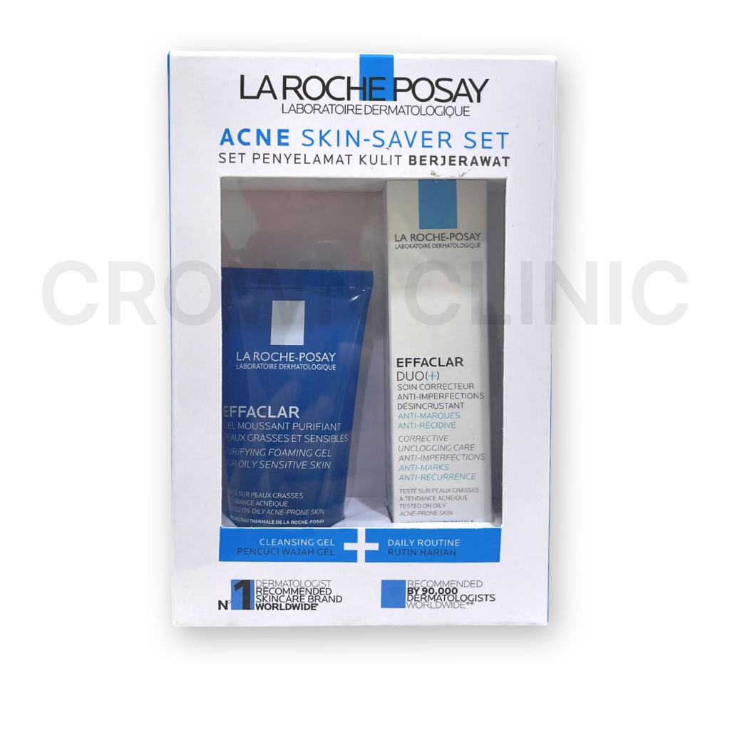 La Roche Posay Effaclar Acne Skin Saver SET (Cleansing Gel 50ML ...