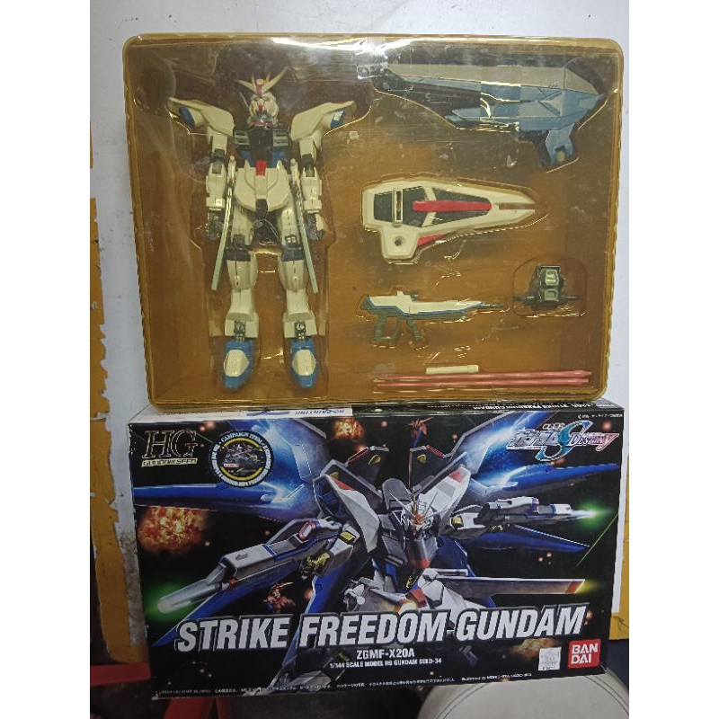 Bandai HG Strike Freedom Gundam and Bootleg Diecast Strike Freedom ...